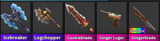 mm2 weapons, 電子遊戲, 遊戲機配件, 遊戲週邊商品 - Carousell