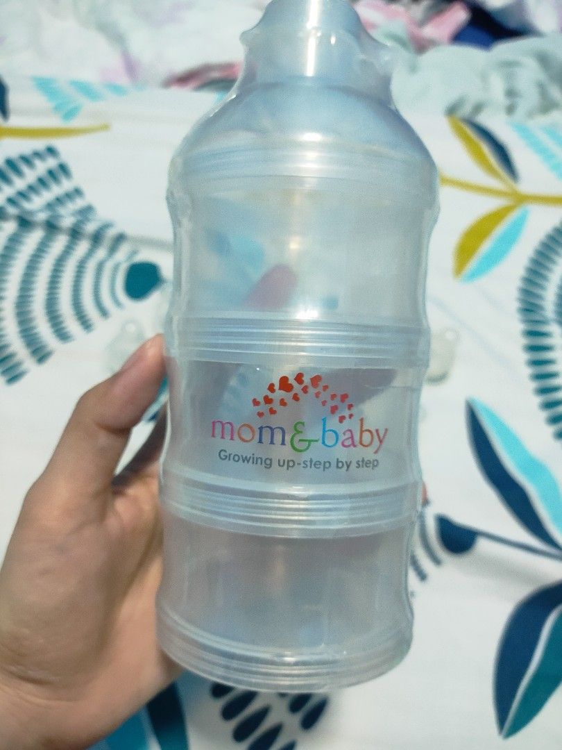 Mom and baby brand, baby milk powder container, Babies & Kids, Nursing ...