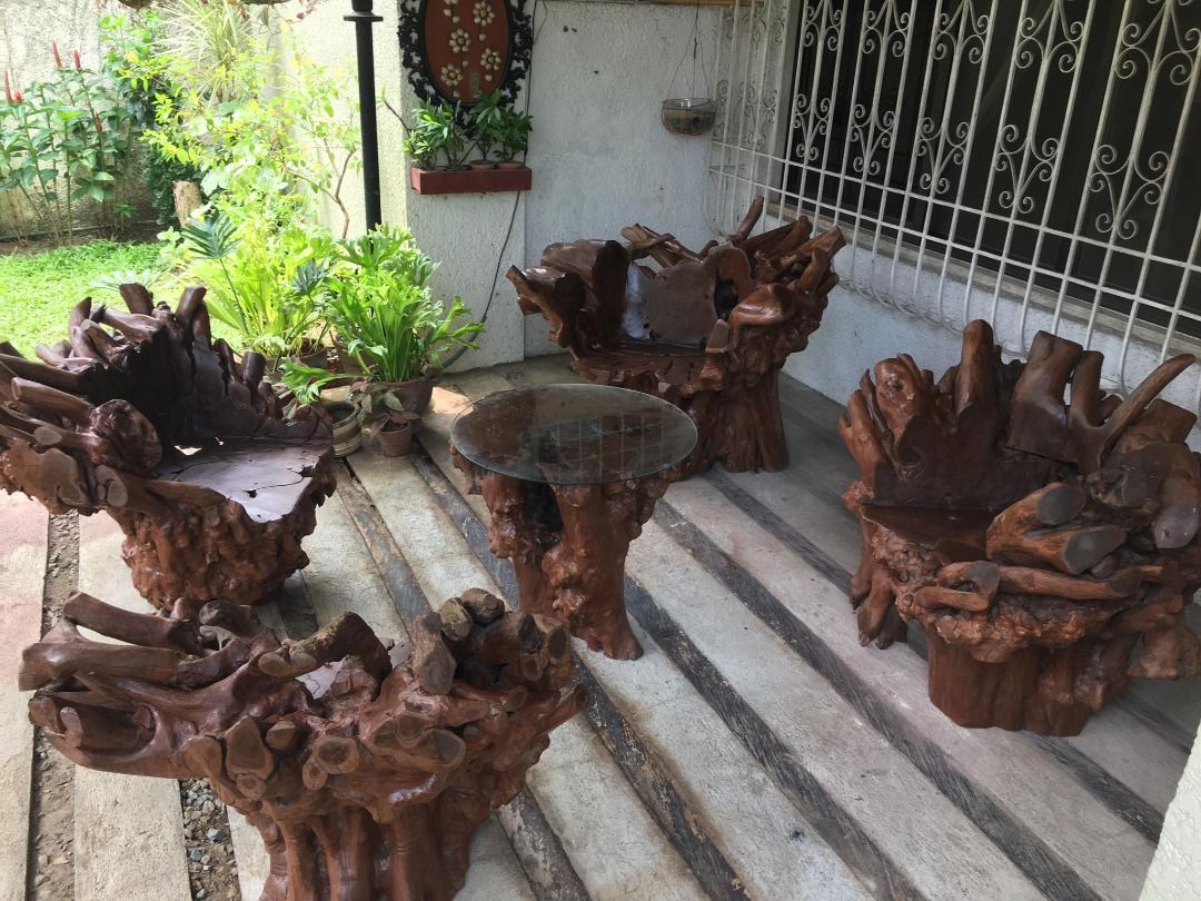 Narra Roots Lanai Set, Furniture & Home Living, Furniture, Tables ...