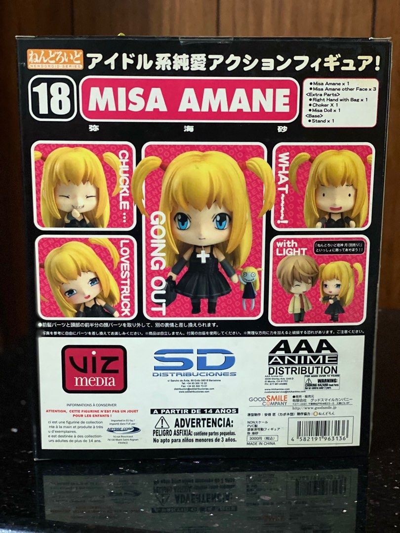 Nendoroid Death Note Misa Amane #18, Hobbies & Toys, Toys & Games on ...