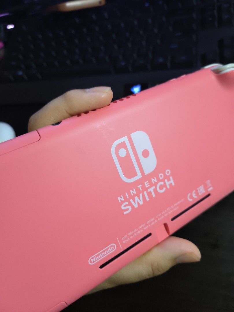 Nintendo Switch Lite Pink, Video Gaming, Video Game Consoles, Nintendo ...
