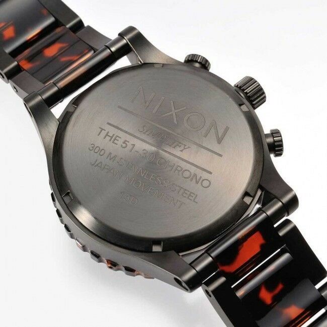 NIXON 51-30 CHRONO TORTOISE SHELL, Men's Fashion, Watches & Accessories ...