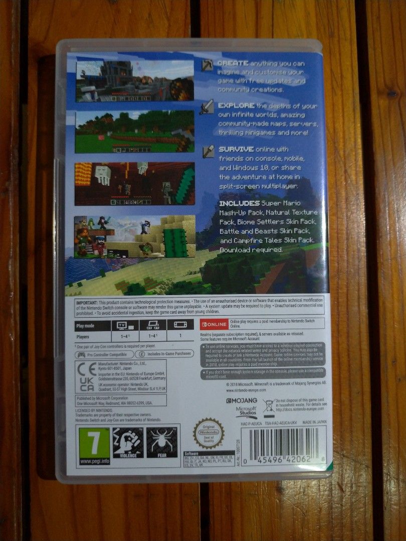 [Nintendo Switch Games] Minecraft (EU), Video Gaming, Video Games ...