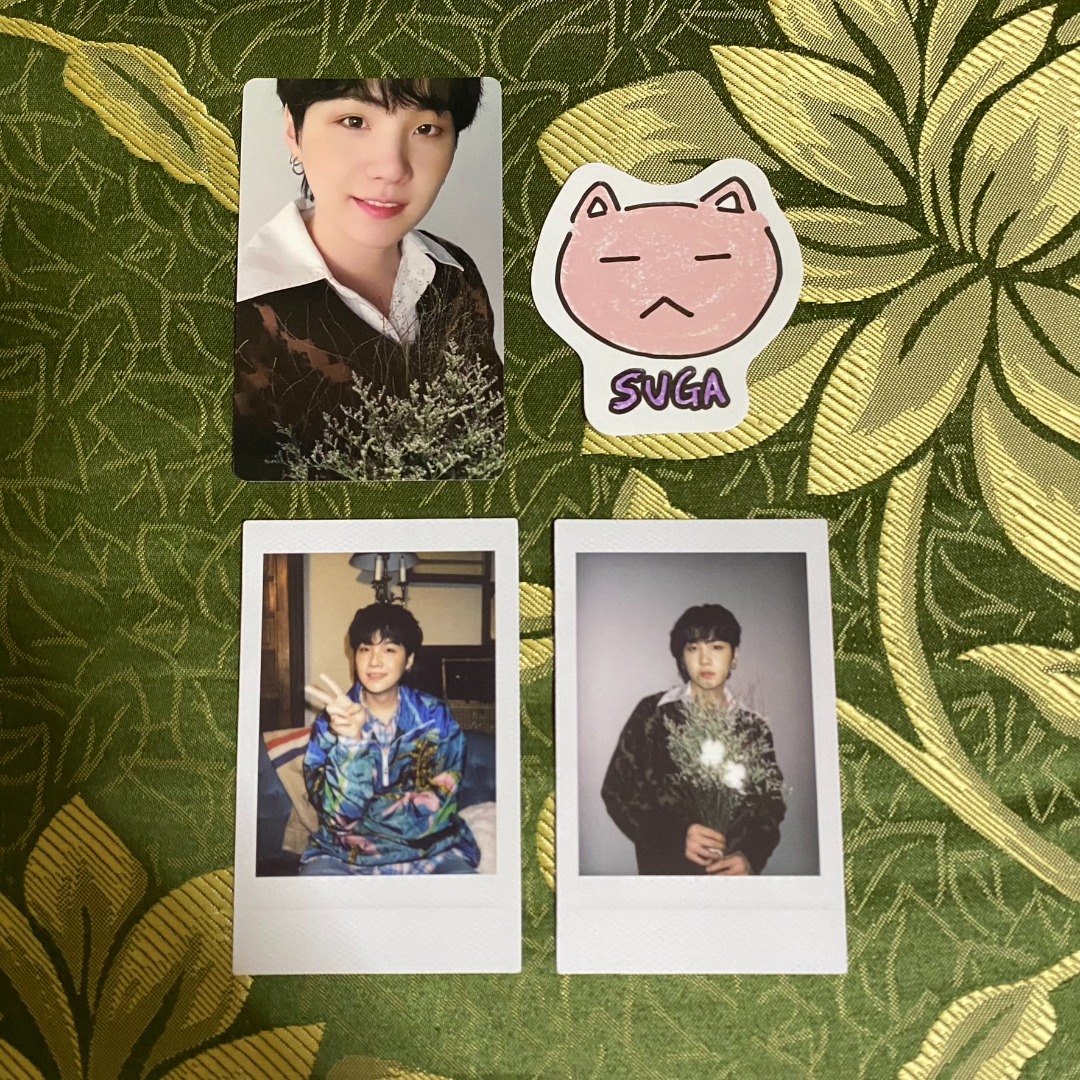 OFFICIAL BTS DECO KIT SUGA PHOTOCARD SET, Hobbies & Toys, Memorabilia ...