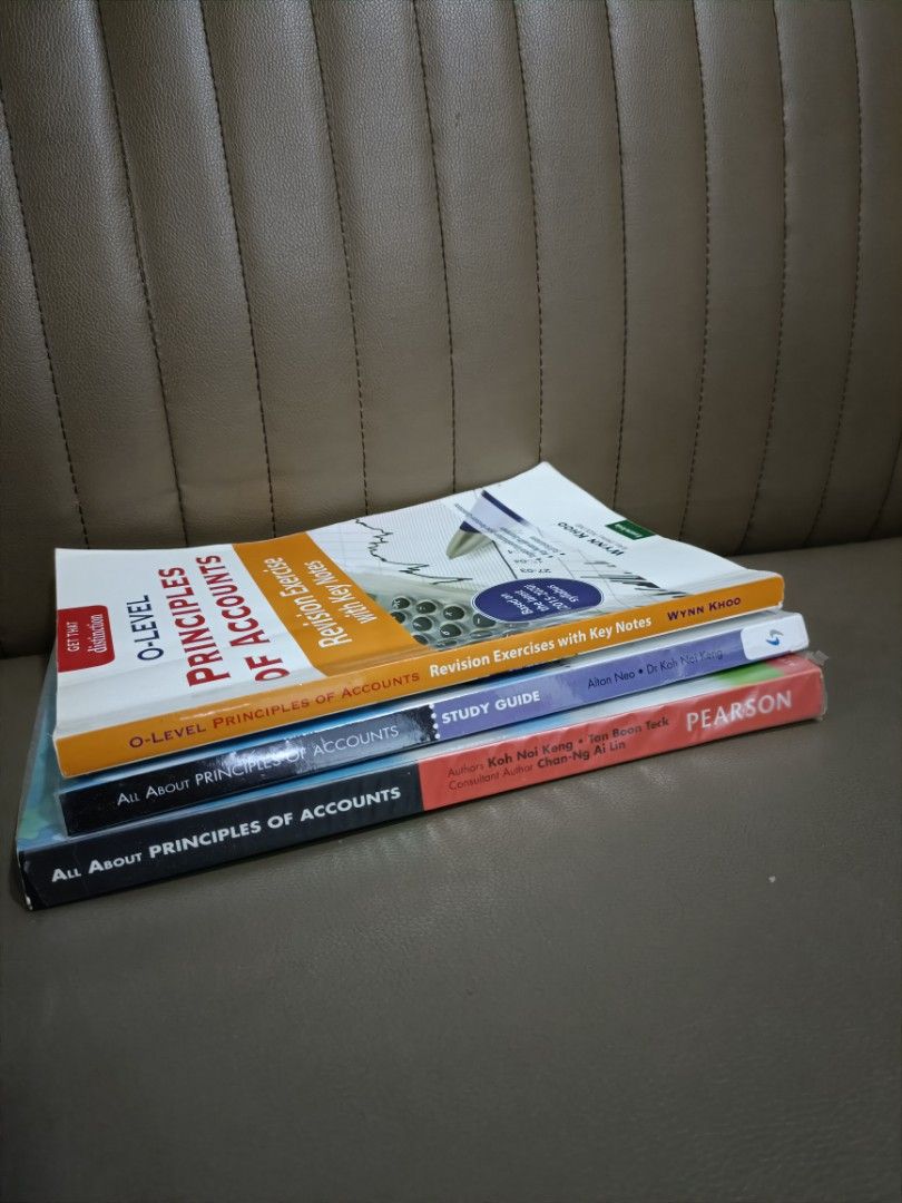O-level Principles of Accounting POA textbook, study guide, revision ...