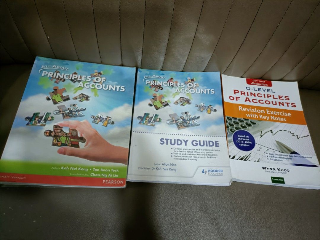 O-level Principles of Accounting POA textbook, study guide, revision ...