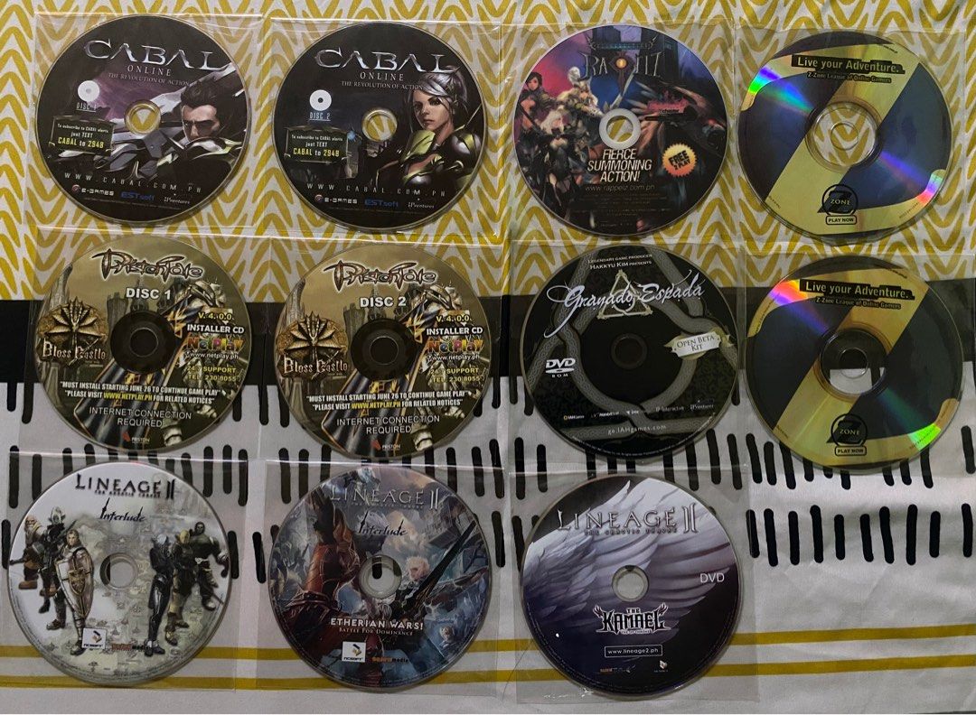 Online Game Disc CD Installer PC Khan Rose Ragnarok Flyff Perfect World ...