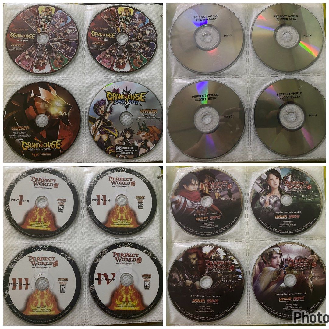 Online Game Disc CD Installer PC Khan Rose Ragnarok Flyff Perfect World ...