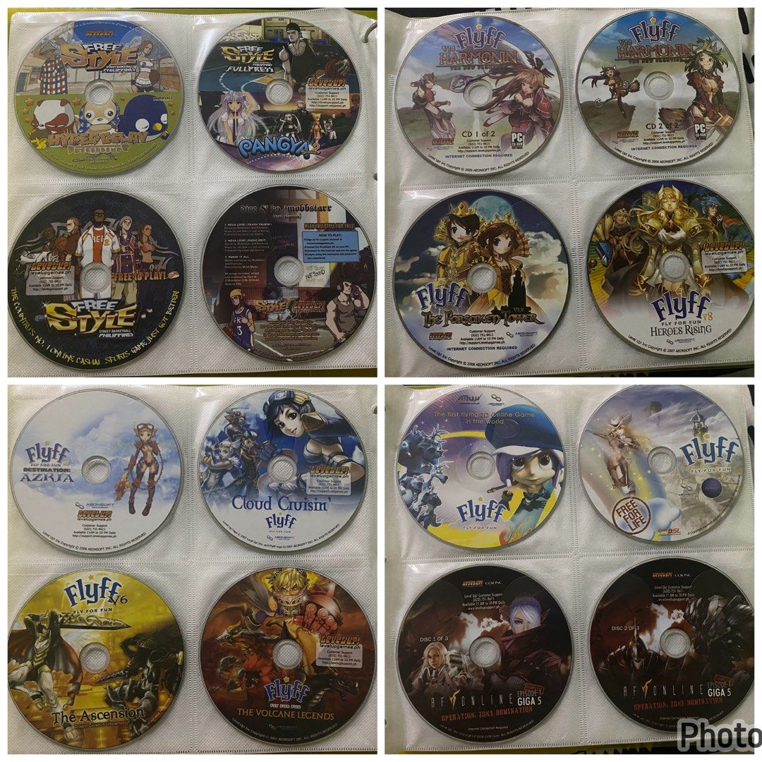 Online Game Disc CD Installer PC Khan Rose Ragnarok Flyff Perfect World ...