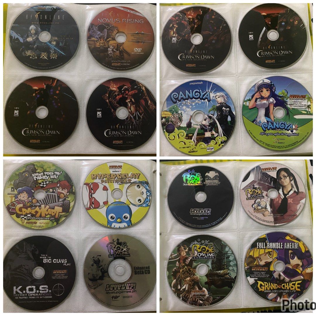 Online Game Disc CD Installer PC Khan Rose Ragnarok Flyff Perfect World ...