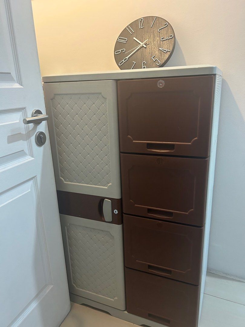 Orocan Plastic Cabinet With Drawers Furniture And Home Living Home Improvement And Organization