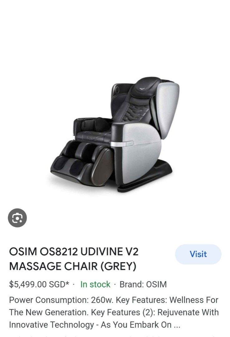 Osim uDivine V2 + uGalaxy, Health & Nutrition, Massage Devices on Carousell