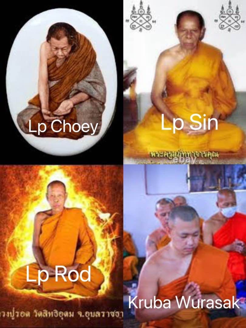 Phra Pitda Lp Choey Lp Rod Lp Sin Kruba Wurasak, Hobbies & Toys ...