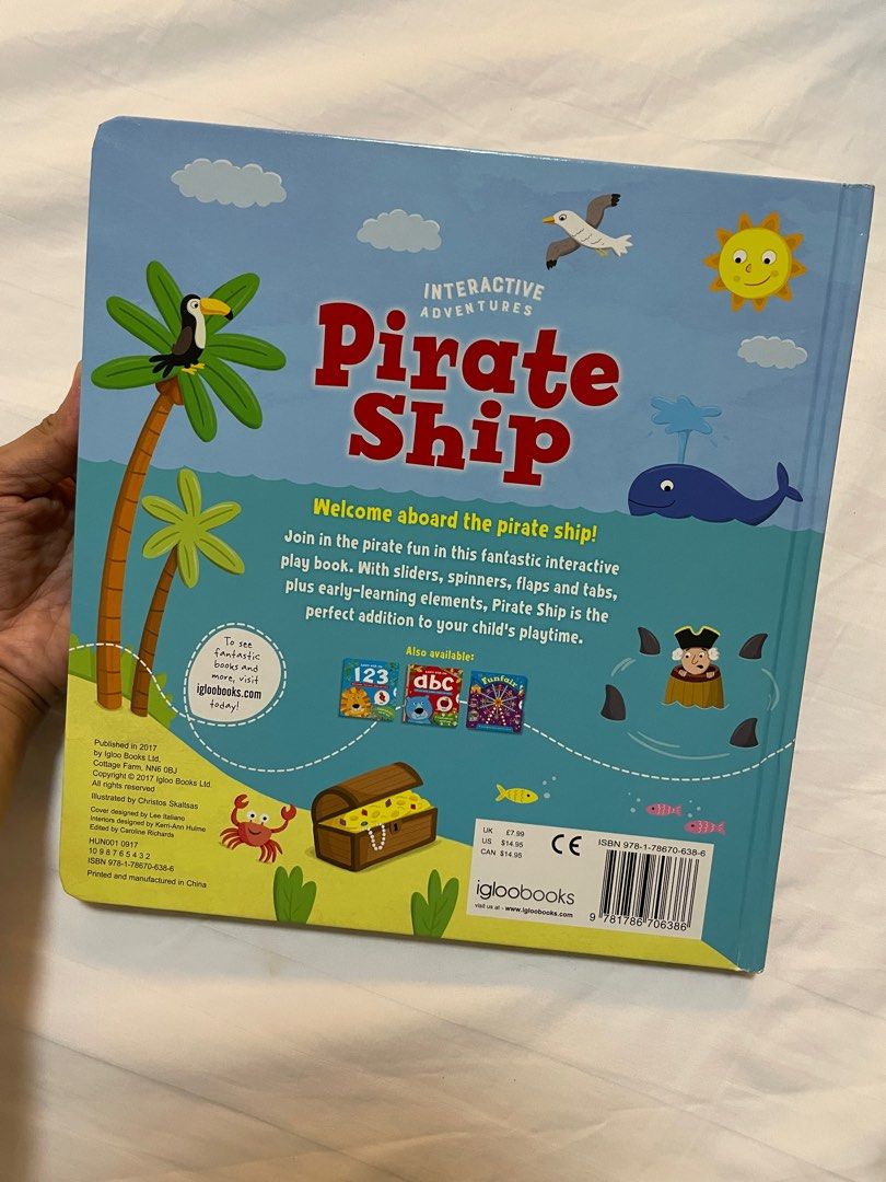Pirate Ship (A push-pull-turn and lift book), Hobbies & Toys, Books ...