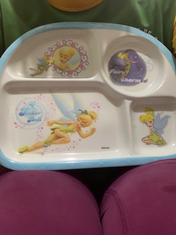tinkerbell plate 1, Babies & Kids, Nursing & Feeding, Weaning & Toddler ...