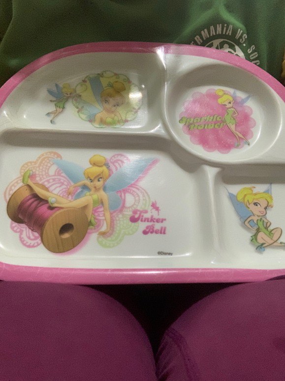 tinkerbell plate 2, Babies & Kids, Nursing & Feeding, Weaning & Toddler ...