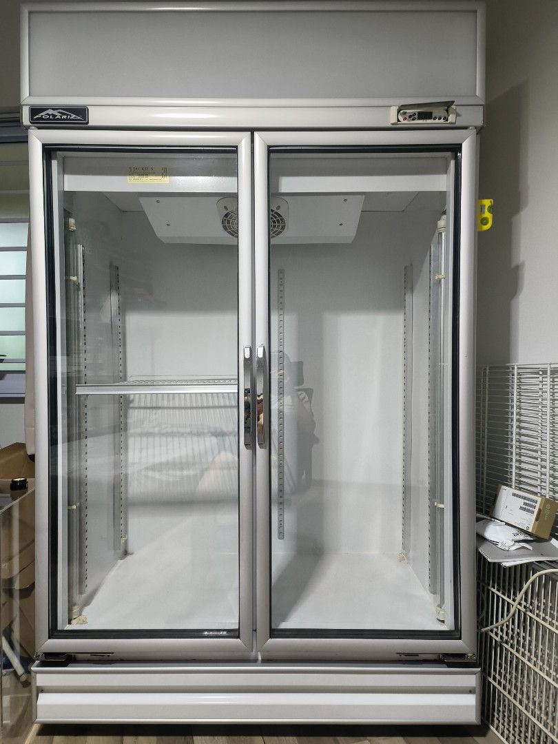 Polariz upright glass door display chiller, TV & Home Appliances ...