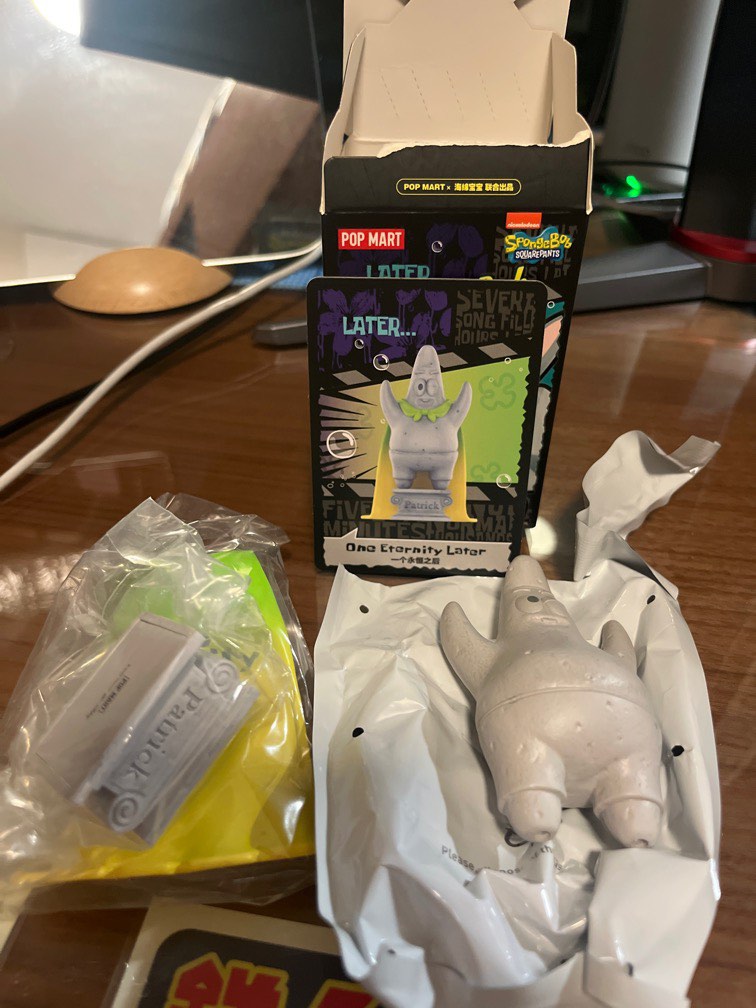 Popmart SpongeBob life transitions, 興趣及遊戲, 玩具 & 遊戲類 - Carousell