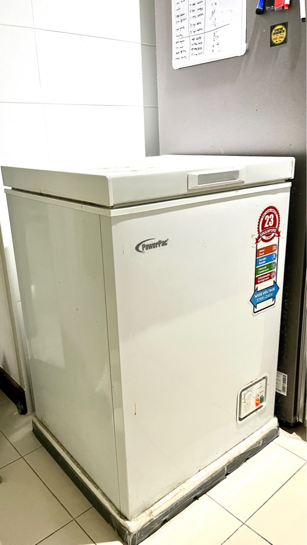 Powerpac Chest Freezer, TV & Home Appliances, Kitchen Appliances ...