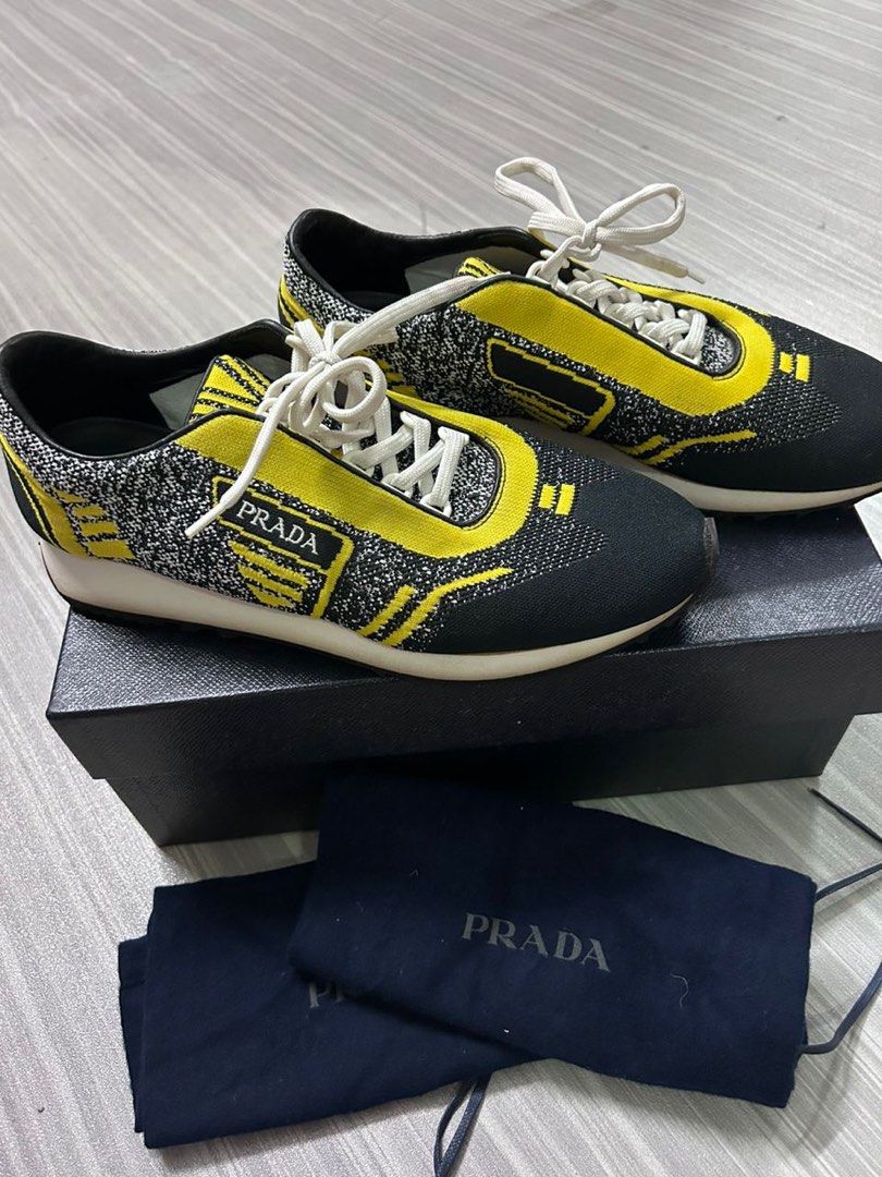 PRADA KNIT SNEAKER RUNWAY, Men's Fashion, Footwear, Sneakers on Carousell