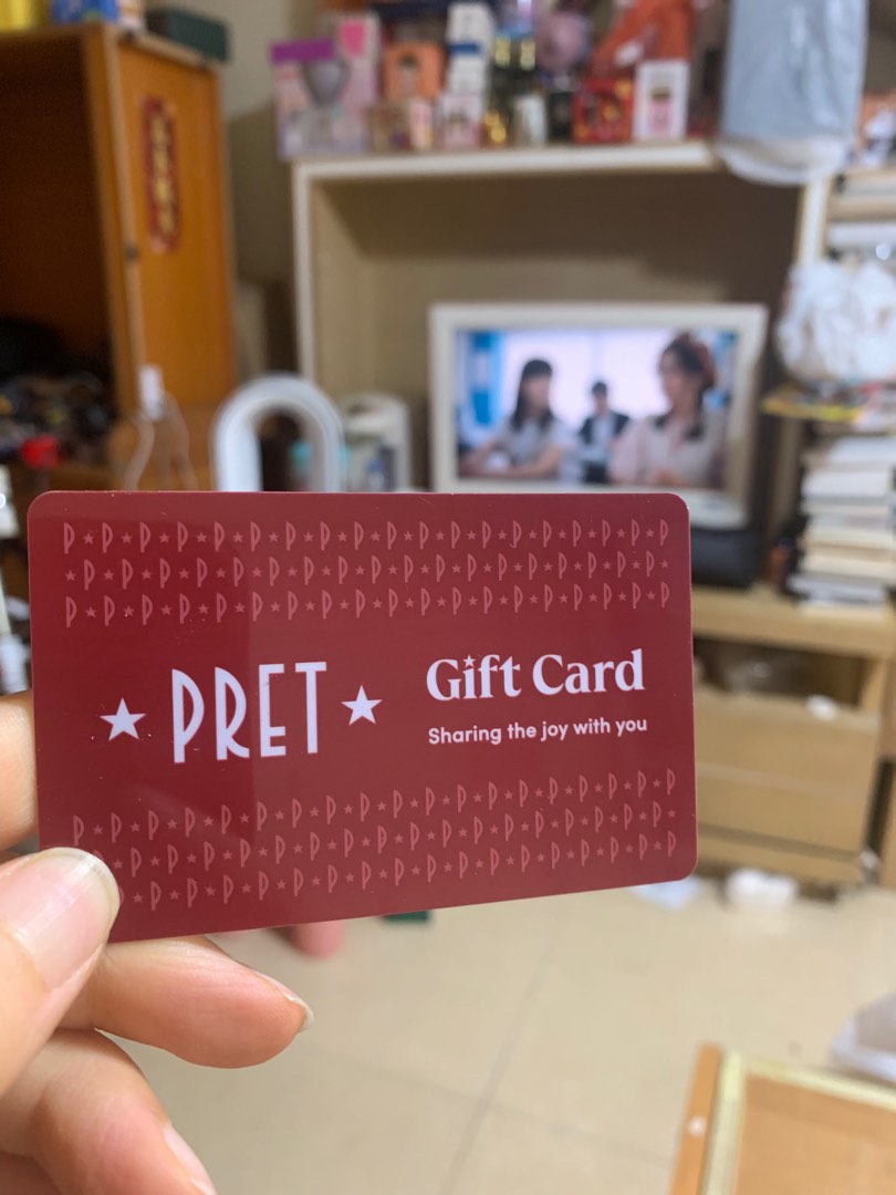 PRET gift card 全新 無面值 收值, 兒童＆孕婦用品, 外出用品, 其他外出用品 - Carousell
