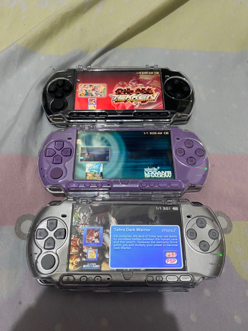 PSP 3000 SLIM, Video Gaming, Video Game Consoles, PlayStation on Carousell