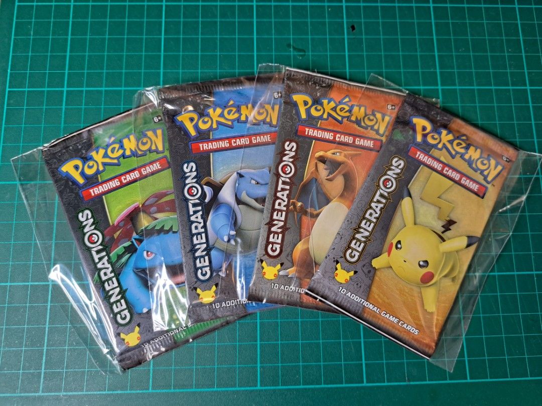 PTCG Generations Booster Packs, 興趣及遊戲, 玩具 & 遊戲類 - Carousell