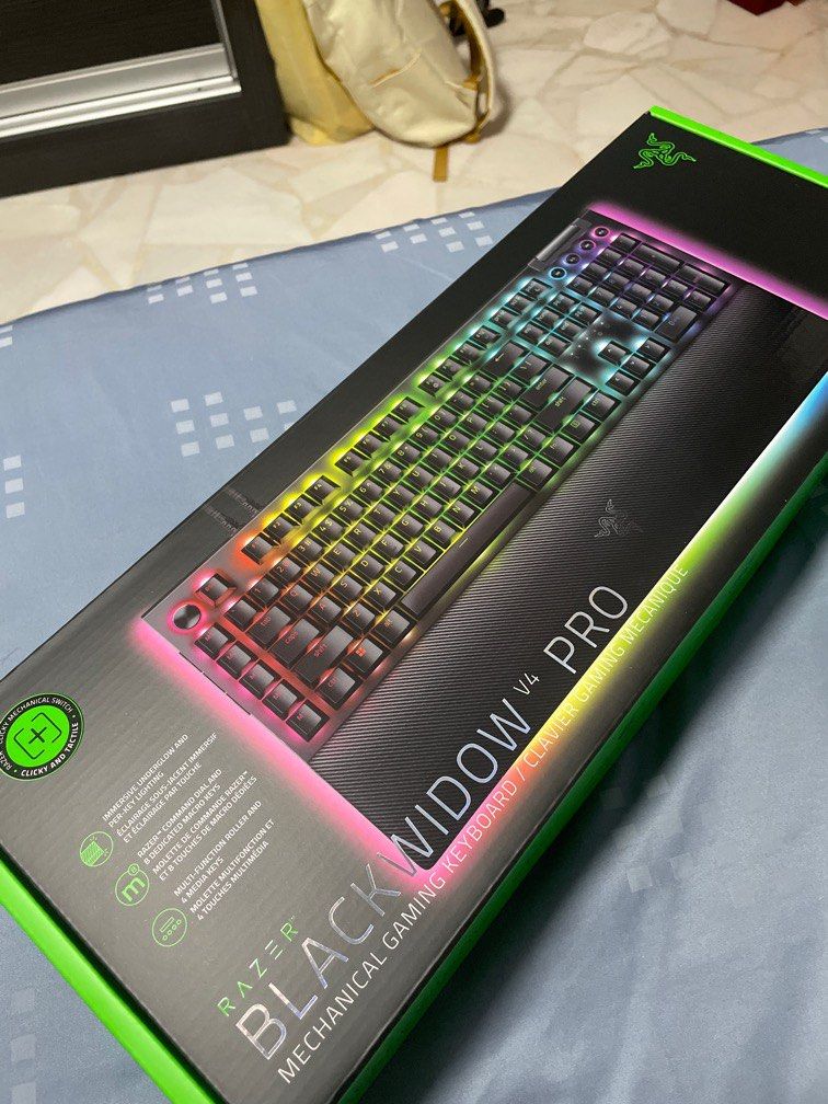 Razer Black Widow V4 Pro, Computers & Tech, Parts & Accessories ...