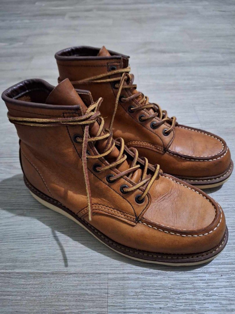 RED WING - 1907 - Copper Rough & Tough Moctoe Boots, Men's Fashion ...
