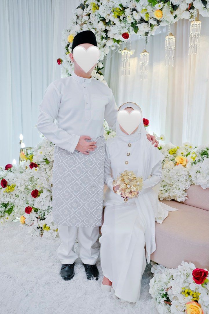 (RENT) Tujoh Kuntom Nikah Set, Women's Fashion, Dresses & Sets, Sets or ...