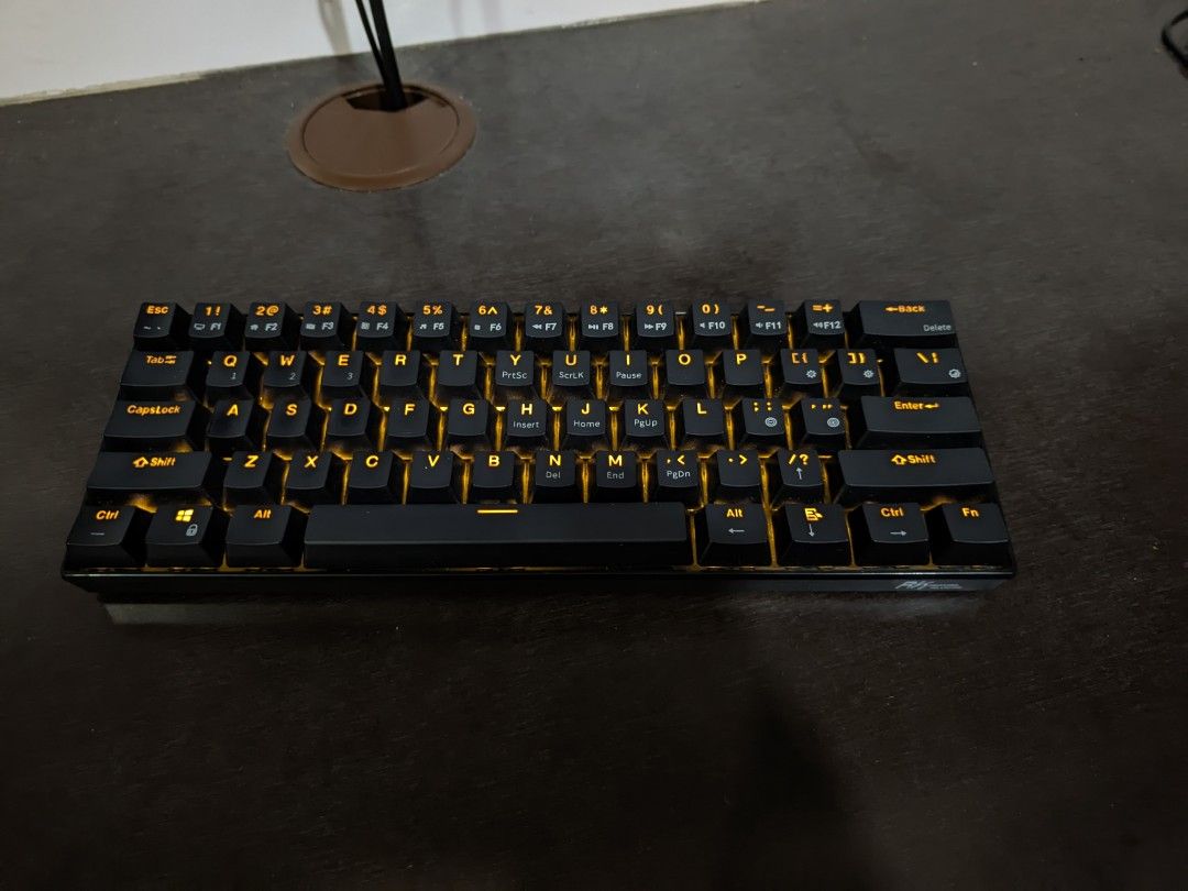 RK61 Blue switches and lights, Computers & Tech, Parts & Accessories ...