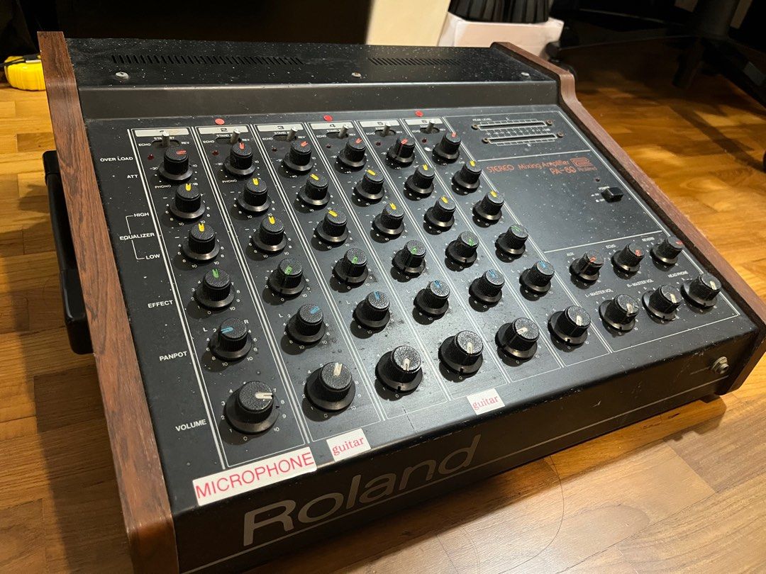 Roland PA80 Mixer, Hobbies & Toys, Music & Media, Music Accessories on ...