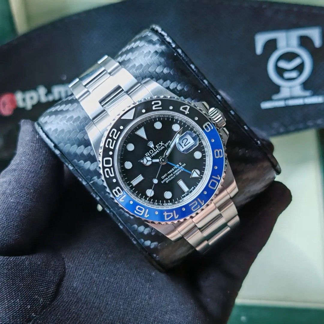 Rolex GMT Batman, Luxury, Watches on Carousell