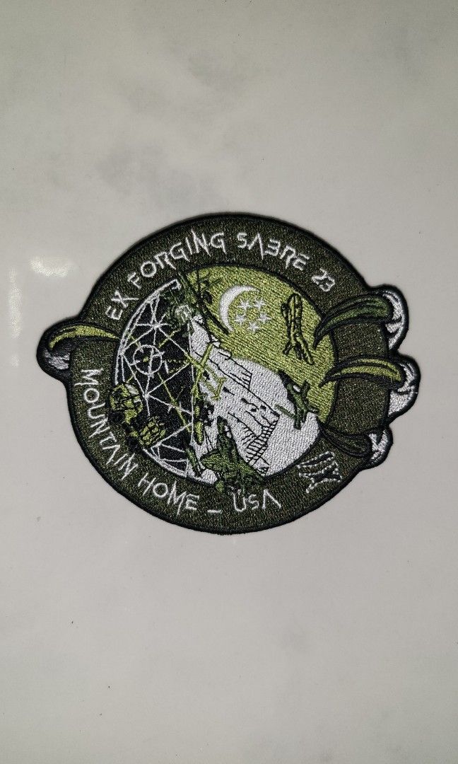 RSAF SAF EX FORGING SABRE 2023 PATCH, Hobbies & Toys, Memorabilia ...