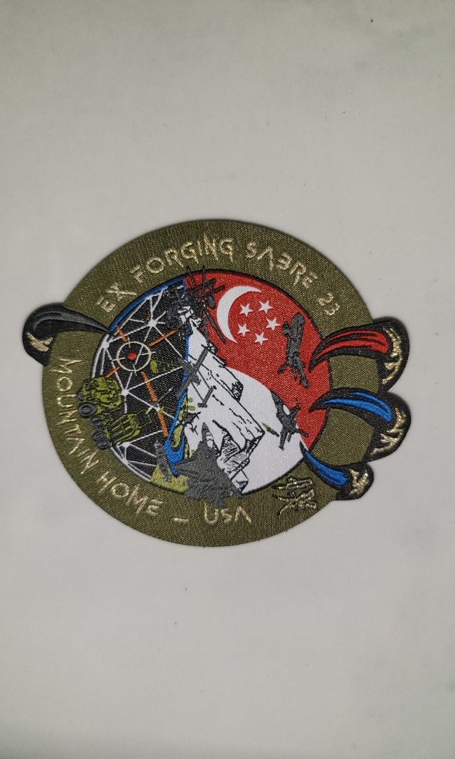 RSAF SAF EX FORGING SABRE 2023 PATCH, Hobbies & Toys, Memorabilia ...