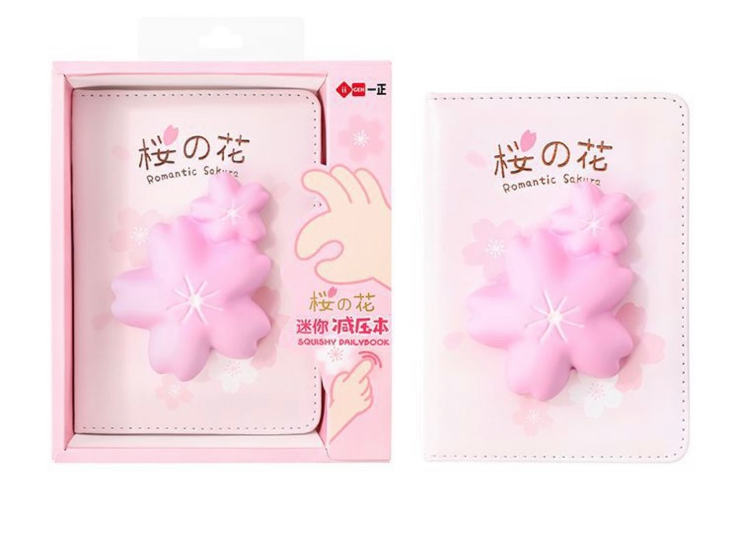 Sakura Squishy Notebook ️, Hobbies & Toys, Stationery & Craft ...
