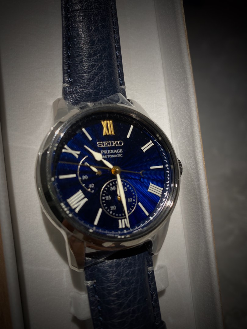 Seiko Presage 110th Anniversary Limited Edition Shippo Enamel Blue ...
