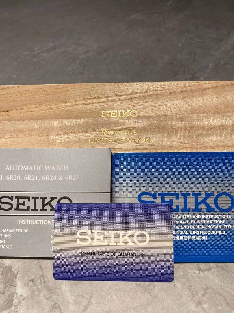 Seiko Presage 110th Anniversary Limited Edition Shippo Enamel Blue ...