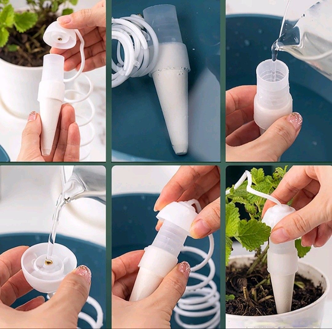 Self watering probe plant automatic watering spike, Furniture & Home ...