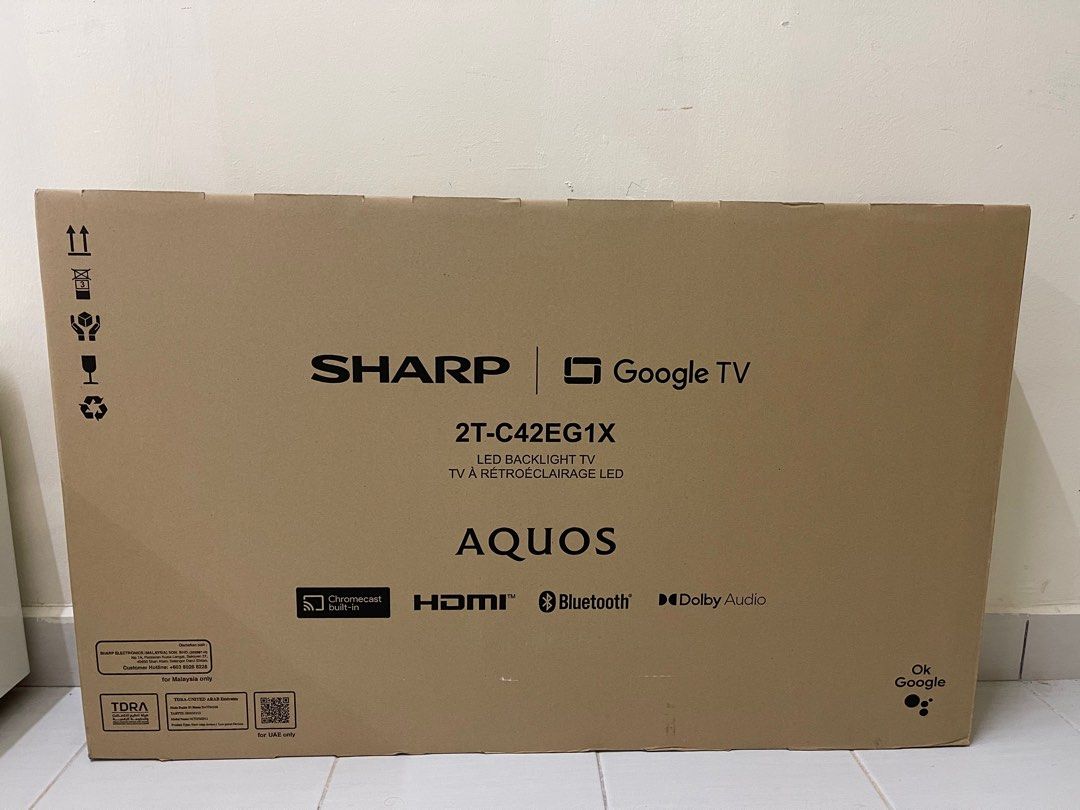 Sharp 42 inch full hd led google tv, TV & Home Appliances, TV ...