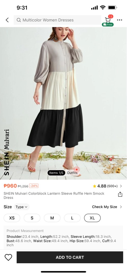 Shein XL Dress, Women's Fashion, Dresses & Sets, Dresses on Carousell