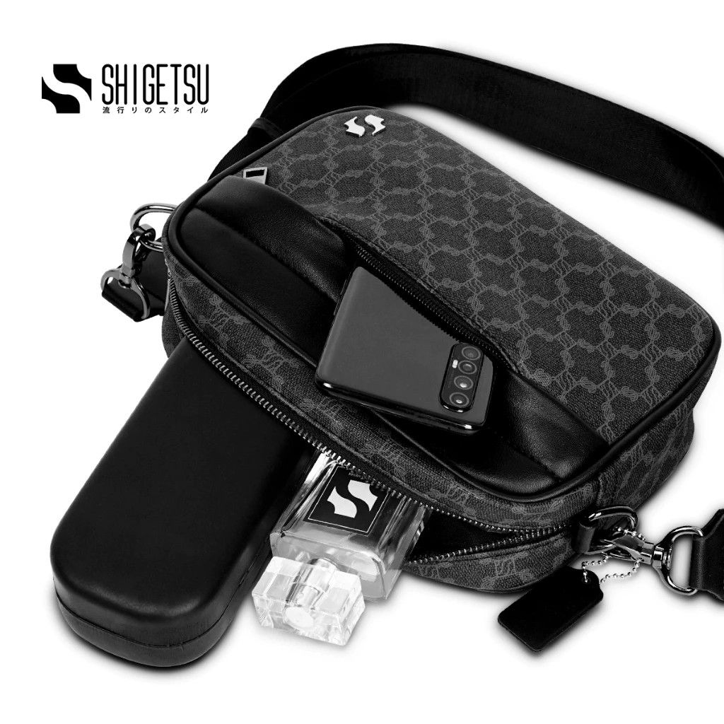Shigetsu Signature Hino Monogram, Men's Fashion, Bags, Sling Bags on ...