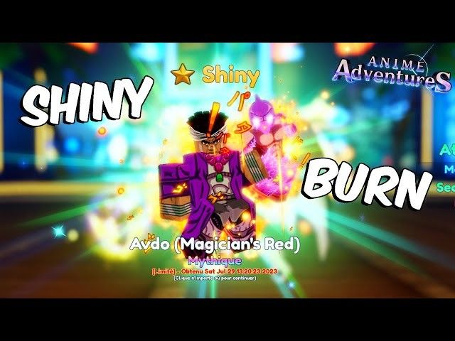 Shiny Avdo/Avdol, Shiny Harribu/Harribel anime adventures summer unit ...