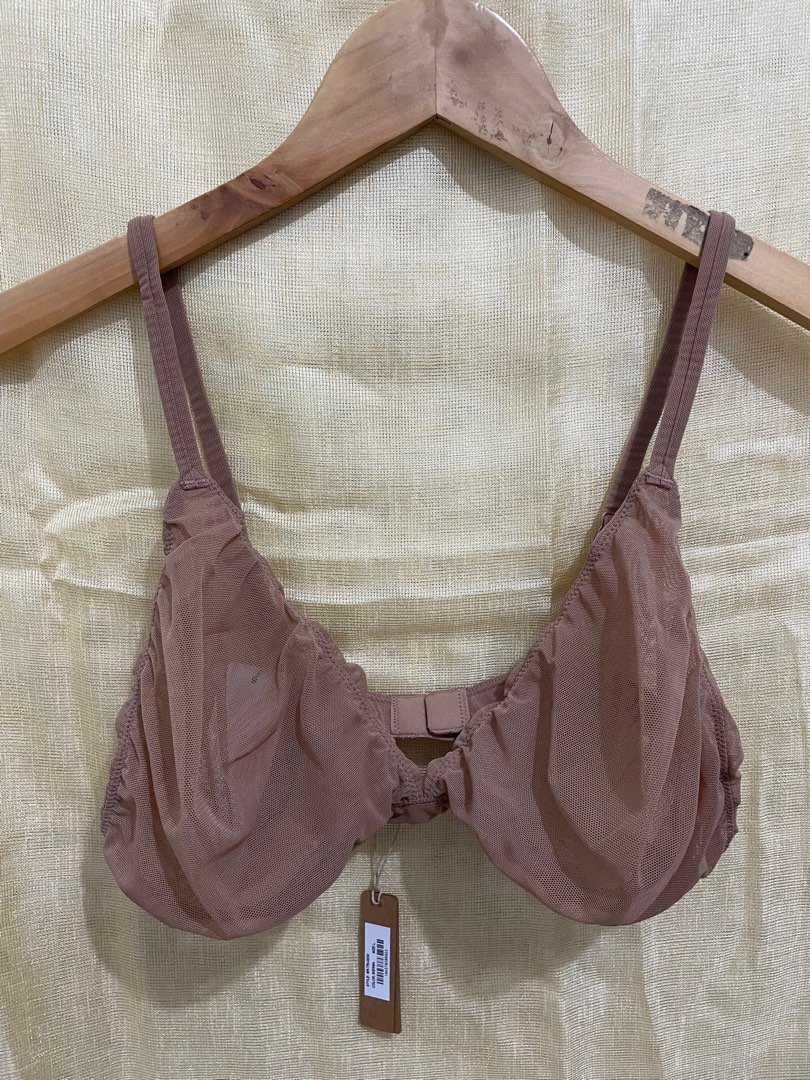 Skims Mesh Collection Bra, Women's Fashion, Undergarments & Loungewear ...