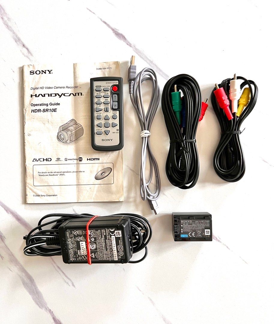 SONY DIGITAL HD VIDEO CAMERA RECORDER (HDR-SR10E), Photography, Video ...