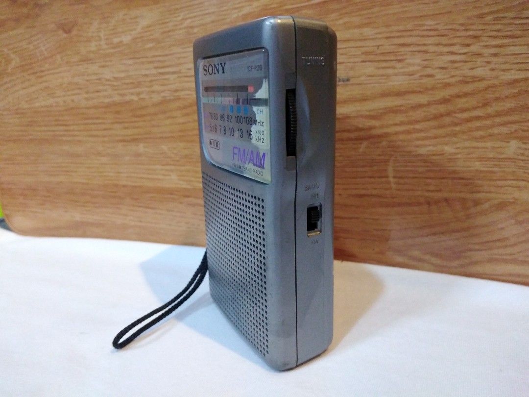 Sony Pocket FM/AM 2BAND RADIO ICF-P20, Audio, Portable Music Players on ...