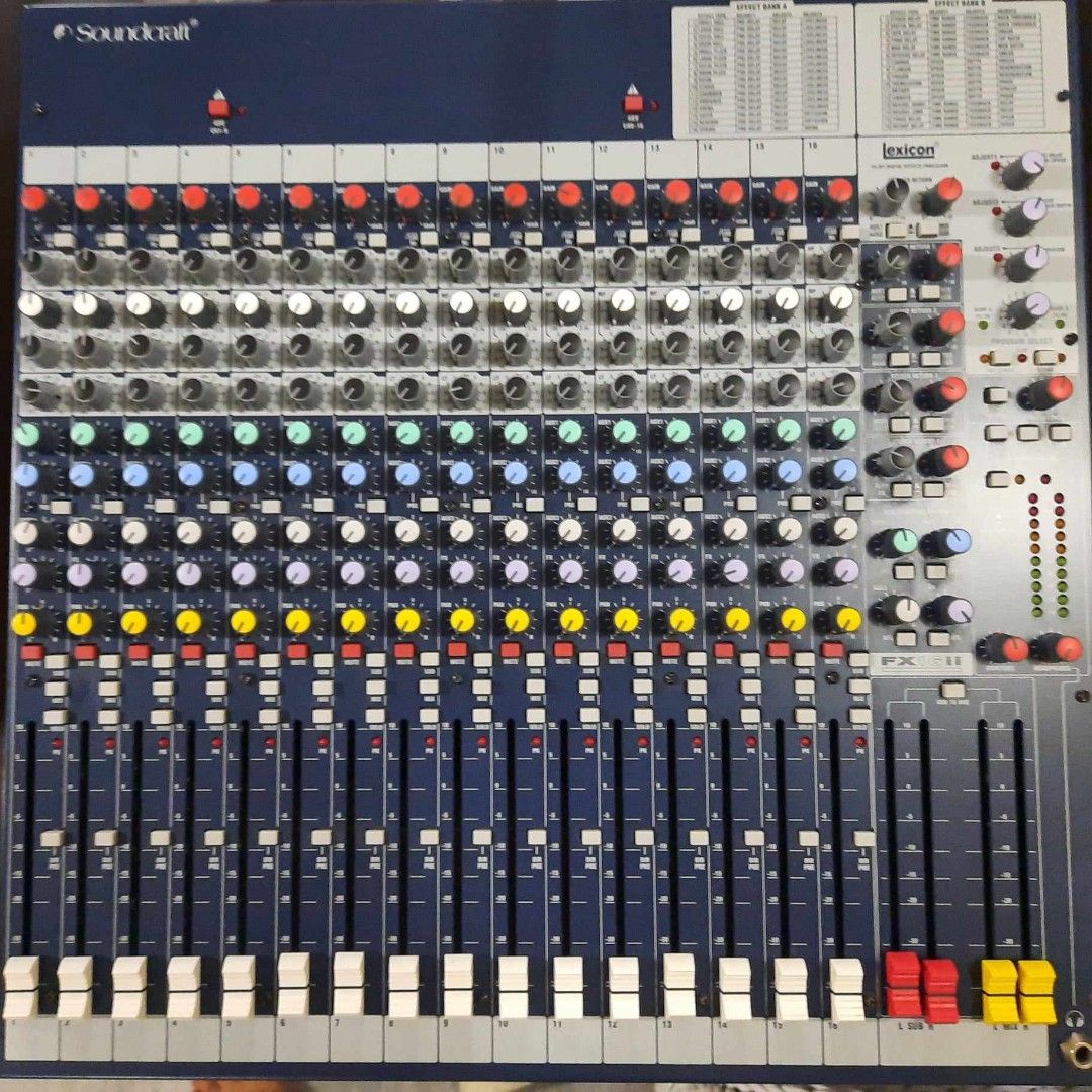 SOUNDCRAFT FX16ii mixer, Audio, Other Audio Equipment on Carousell