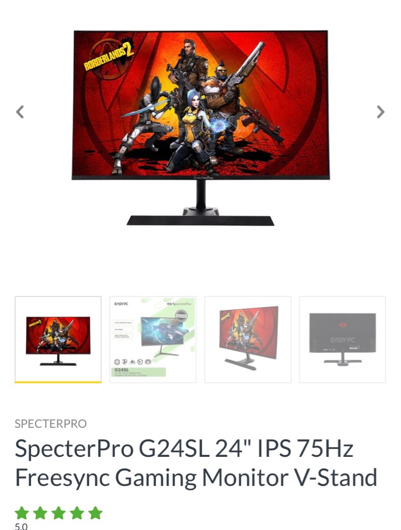 SpecterPro G24SL-IPS 75hz Monitor, Computers & Tech, Desktops on Carousell