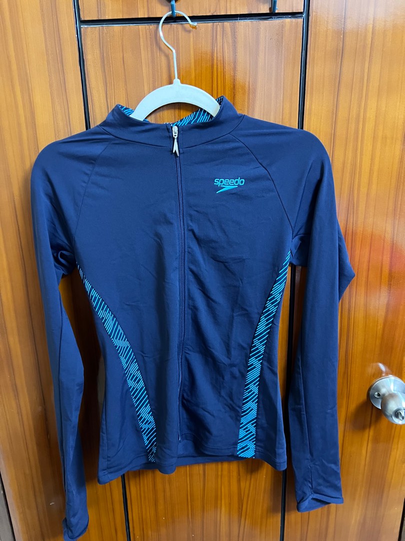 Speedo swimwear, Women's Fashion, Swimwear, Rash guard on Carousell