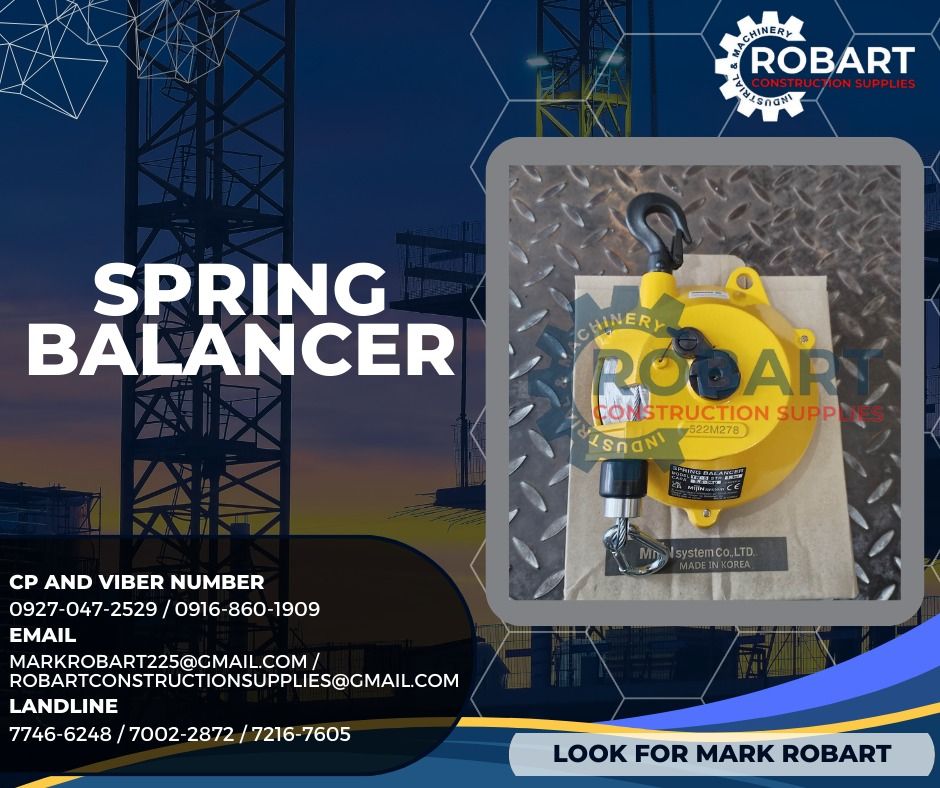 Spring Balancer, Commercial & Industrial, Construction Tools ...